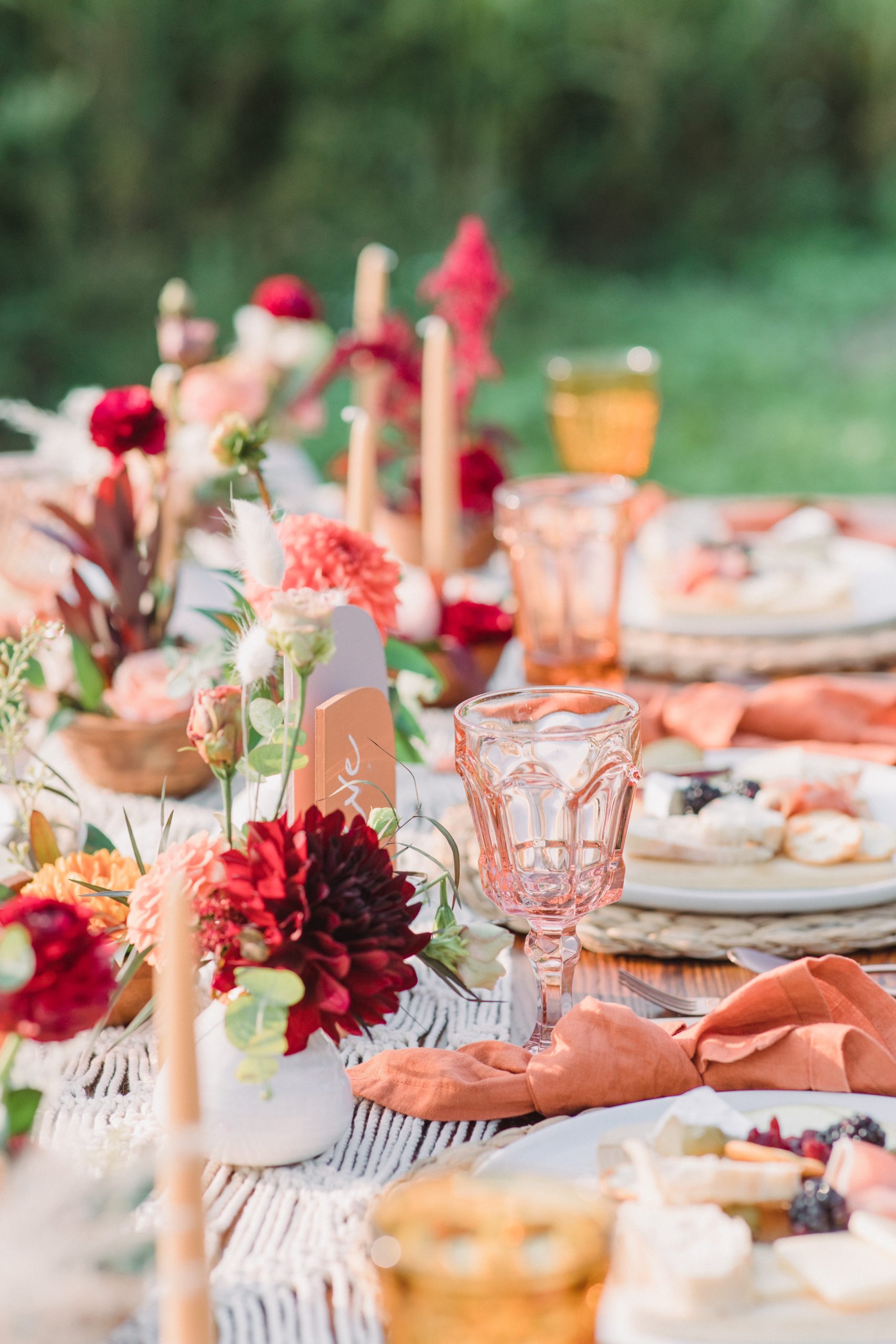 Boho Sunset Styled Shoot - allbuttonedupevents.com