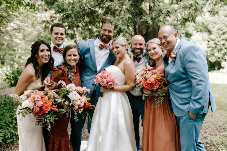 Intimate Backyard Wedding | Megan + Marc - allbuttonedupevents.com